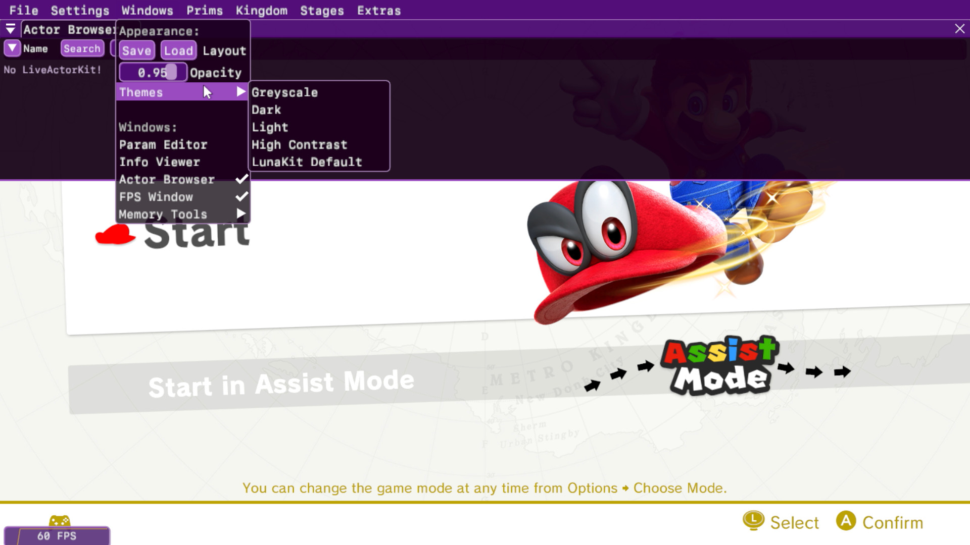 LunaKit: The Debug Toolkit Mod for Super Mario Odyssey | SMO Mods