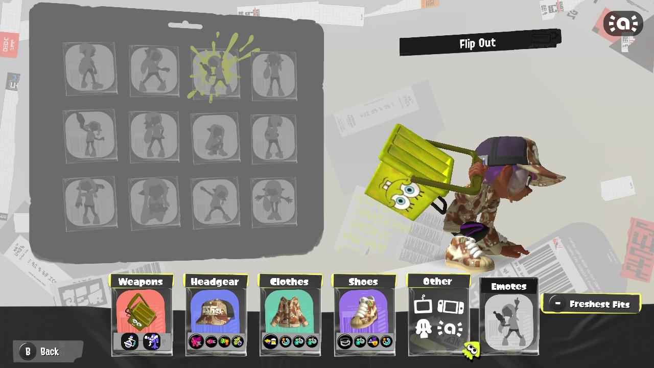 Spongebob Tri-Slosher Mod for Splatoon 3 | Splatoon 3 Mods