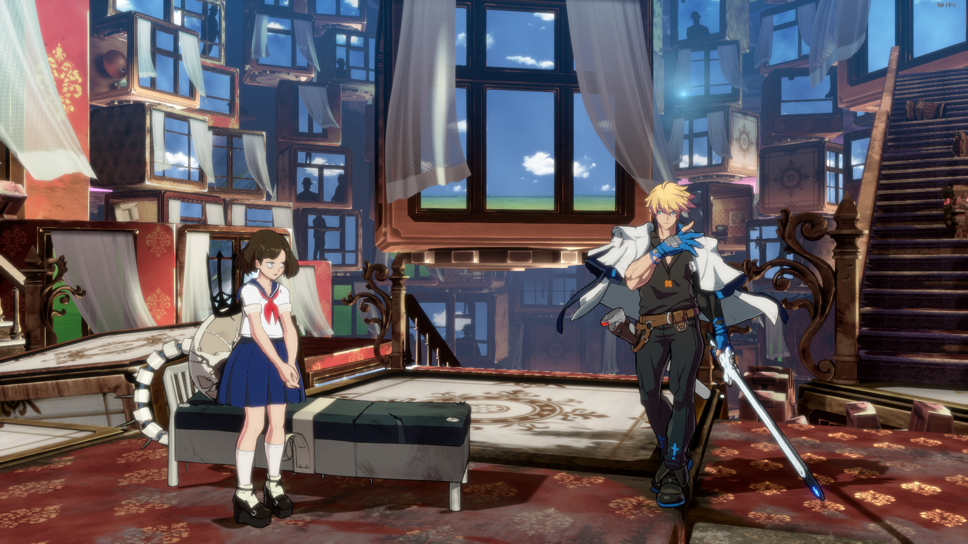 Delilah Monochrome Seifuku Mod for GUILTY GEAR -STRIVE- | GGST Mods