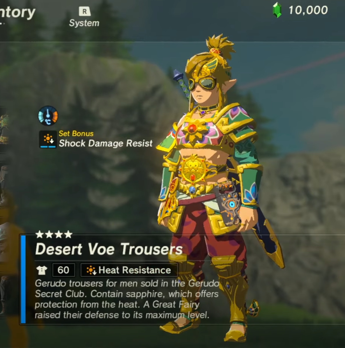 Heavy armors + long hair Mod for The Legend of Zelda: Breath of the ...