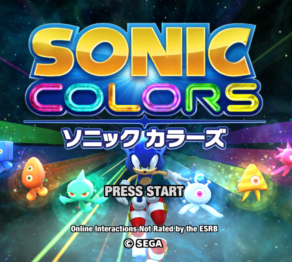 Sonic Colors Japanese Title Logos [Sonic Colors] [Mods]