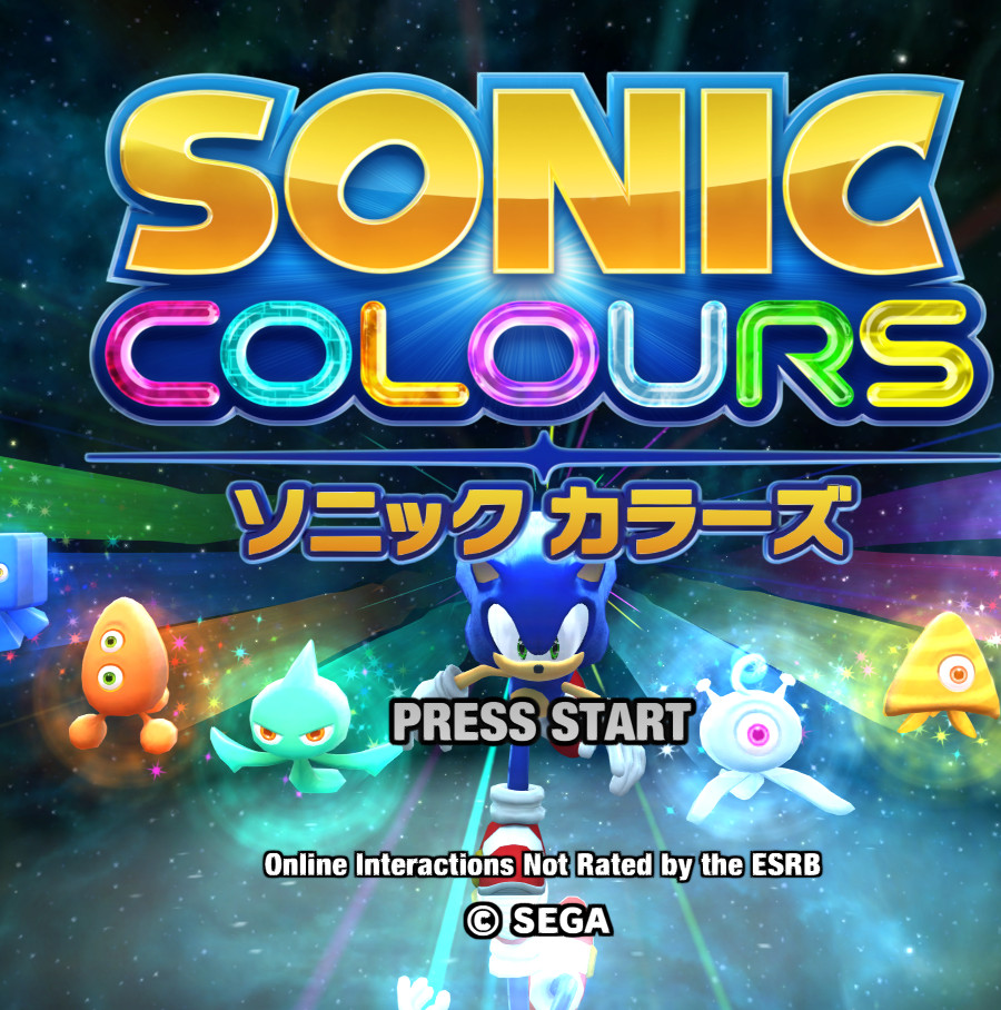 Sonic Colors Japanese Title Logos [Sonic Colors] [Mods]