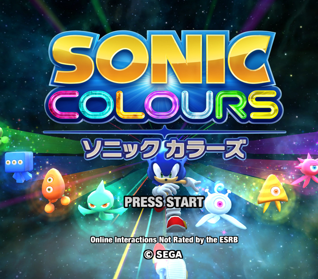 Sonic Colors Japanese Title Logos [Sonic Colors] [Mods]