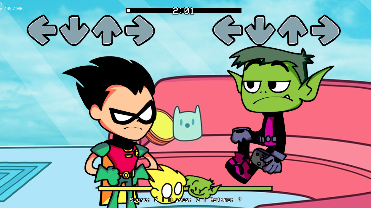 Funkin Titans Go! (Vs Normal Robin) DEMO Mod for Friday Night Funkin' | FNF Mods