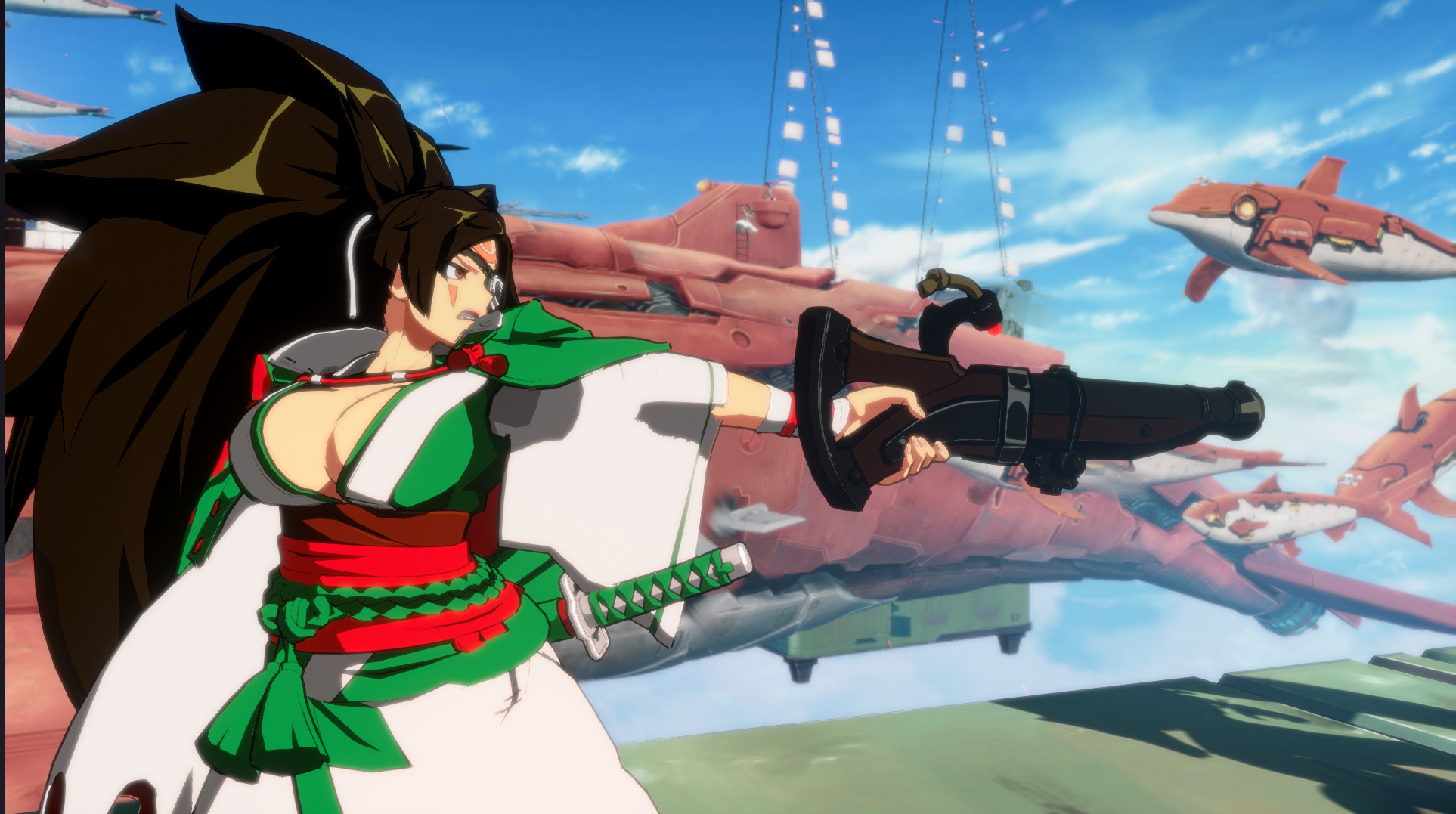 Italian Baiken Recolor [GUILTY GEAR -STRIVE-] [Mods]