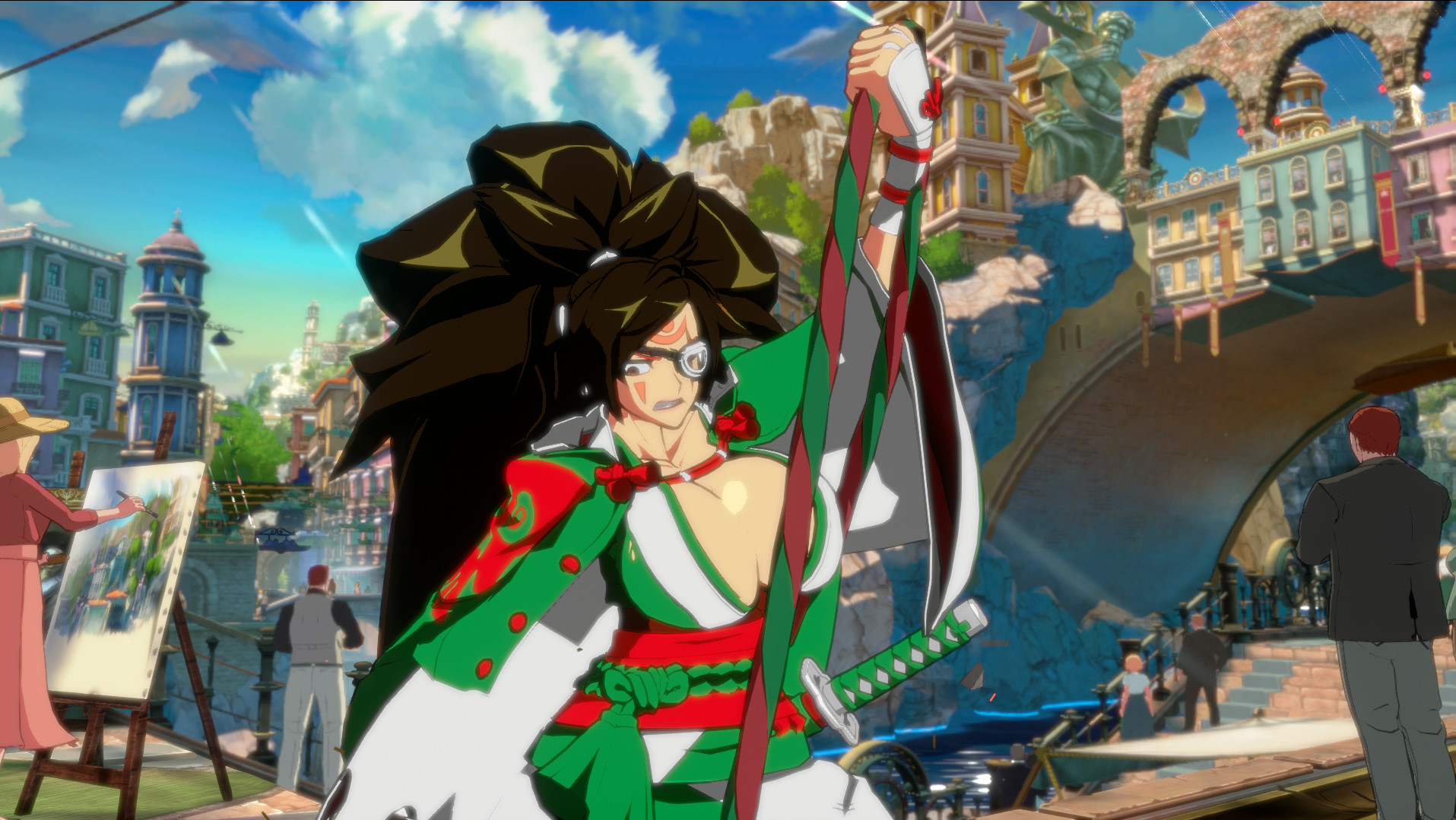 Italian Baiken Recolor Mod for GUILTY GEAR -STRIVE- | GGST Mods