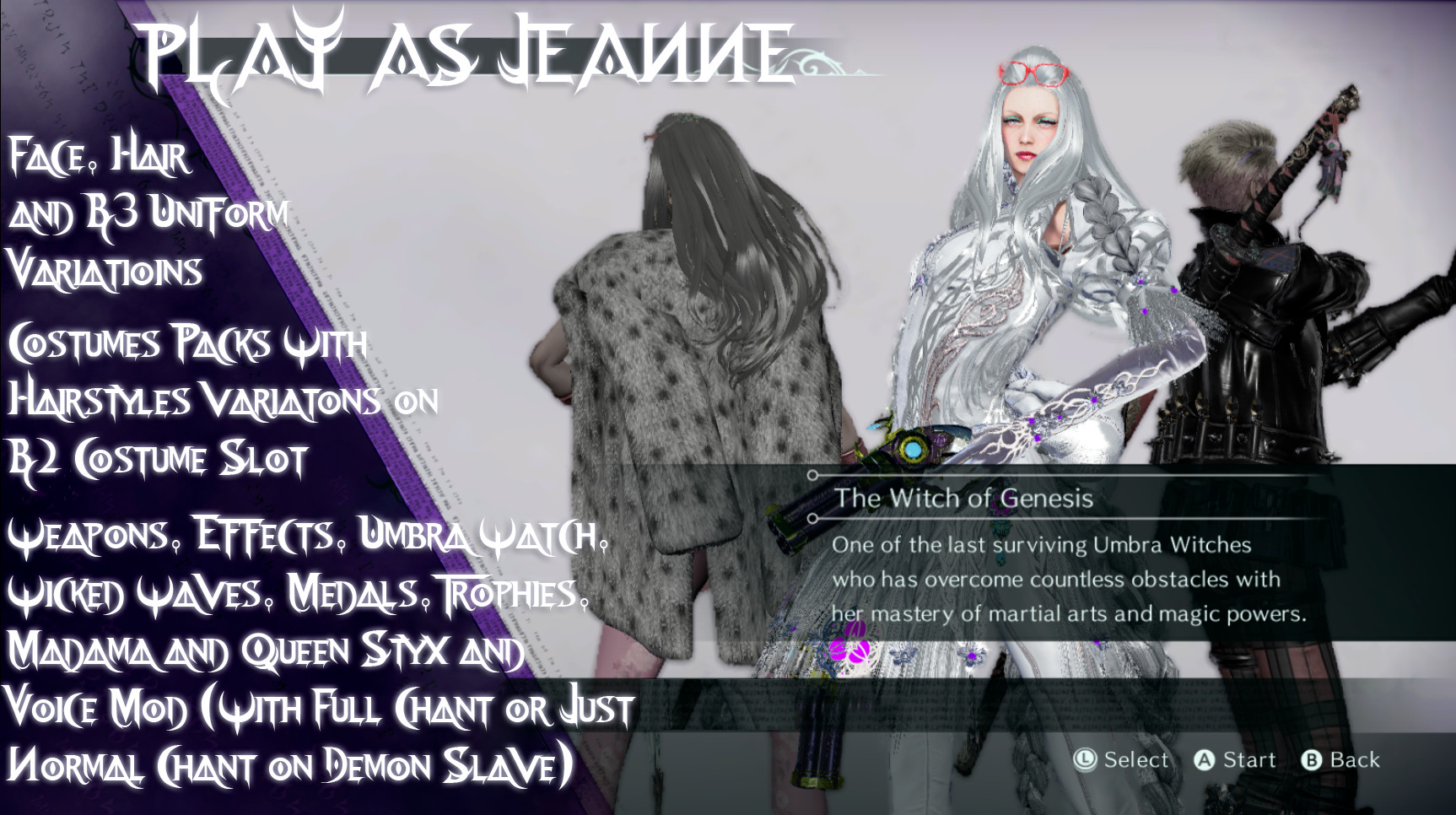 Play as Jeanne [Bayonetta 3] [Mods]