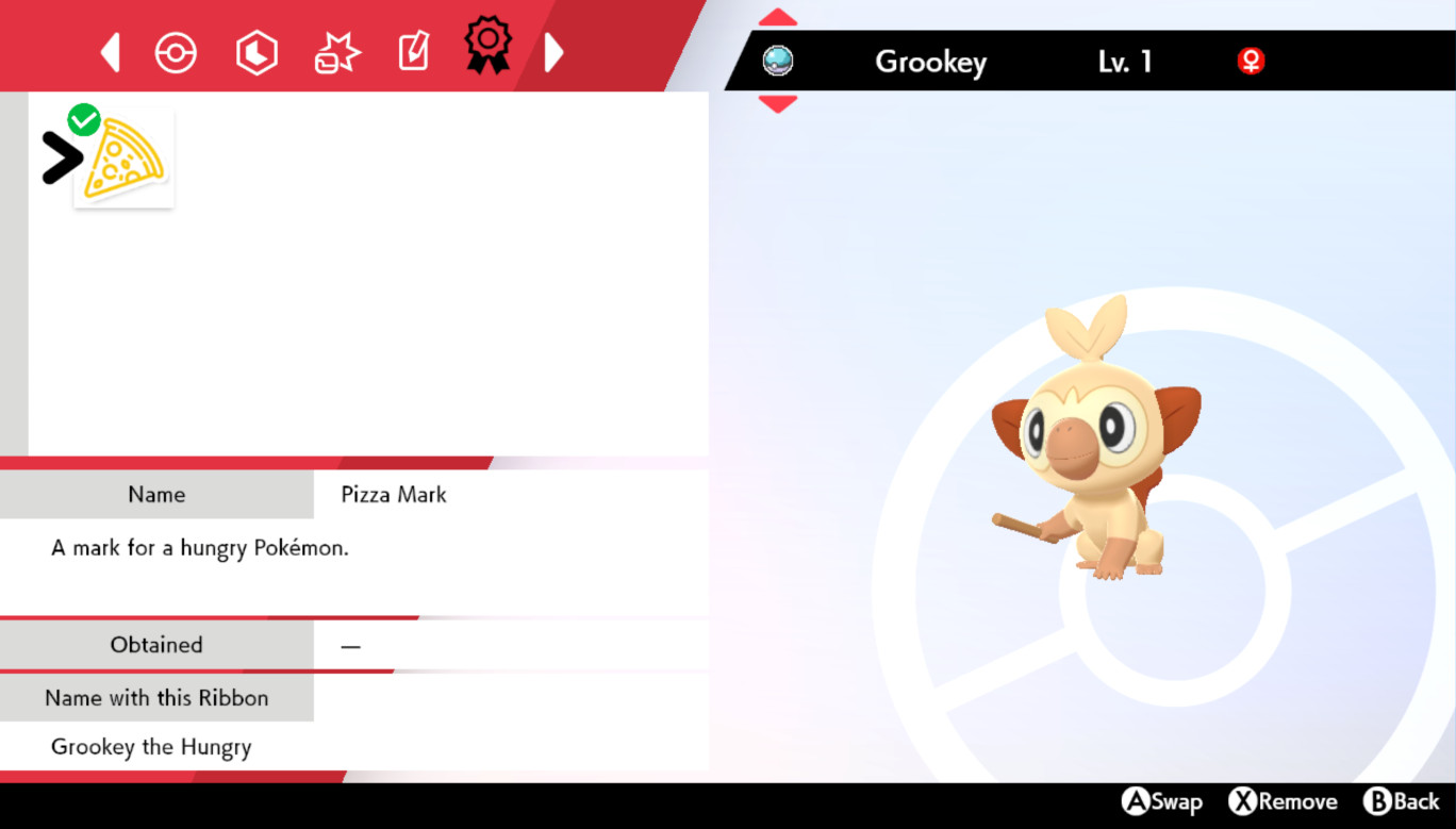 Pizza Mark - custom title & mark Mod for Pokemon Sword & Shield | SWSH Mods