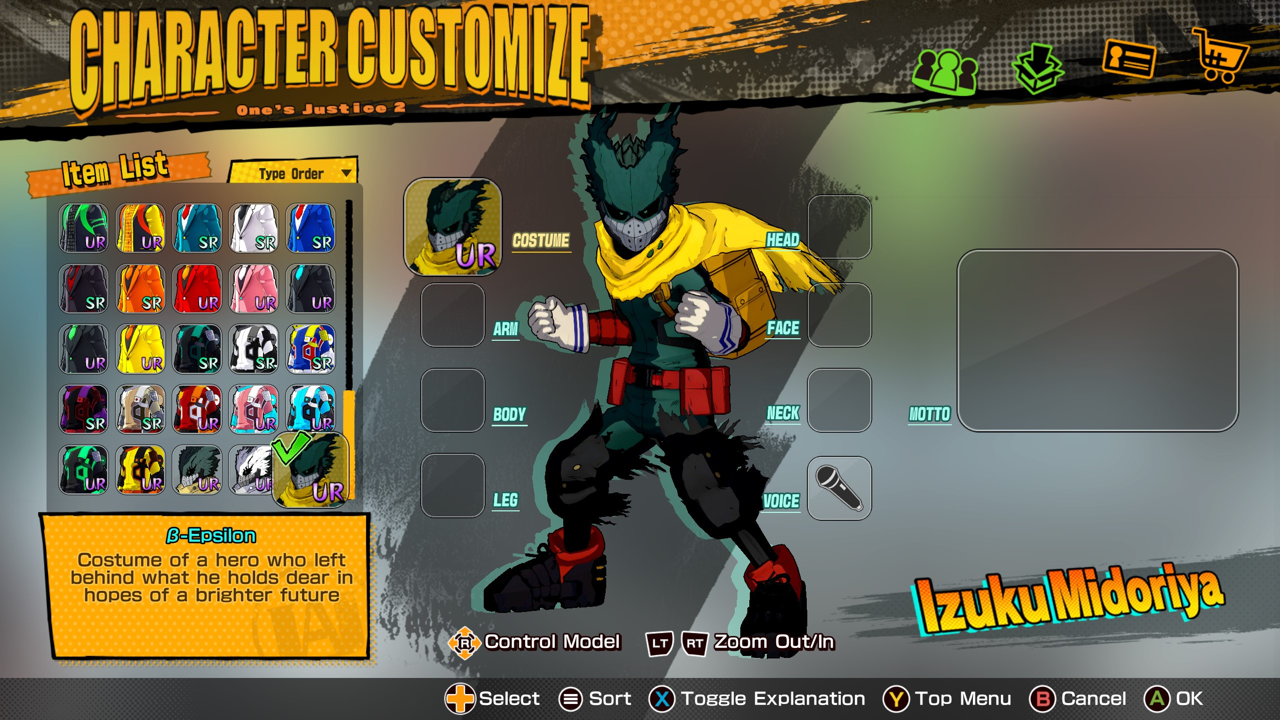 β-Epsilon Mod for My Hero One's Justice 2 | MHOJ2 Mods