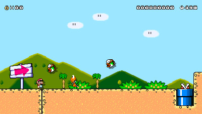 Super Mario World - Beach Theme Mod for Super Mario Maker for Nintendo ...