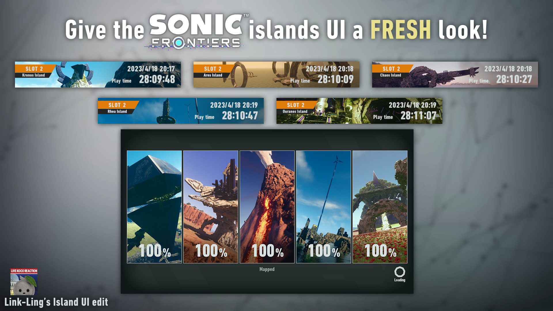 Island UI Edit [Sonic Frontiers] [Mods]