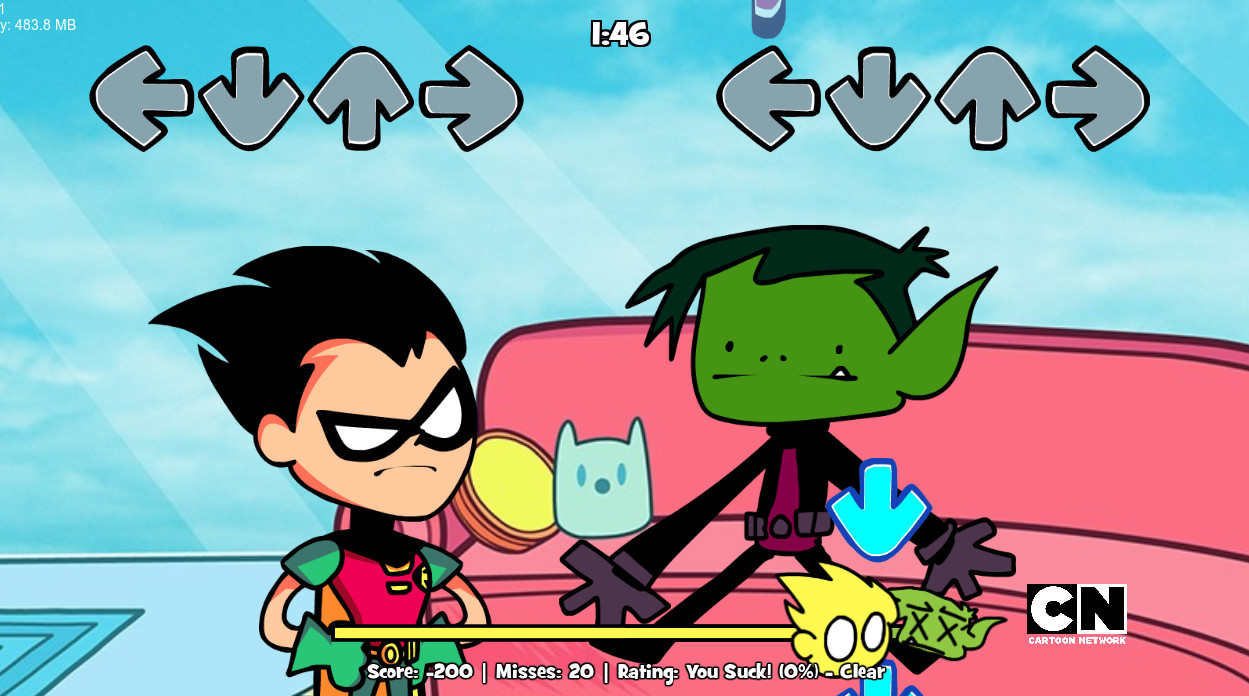Funkin Titans Go! (Vs Normal Robin) DEMO Mod for Friday Night Funkin' | FNF Mods