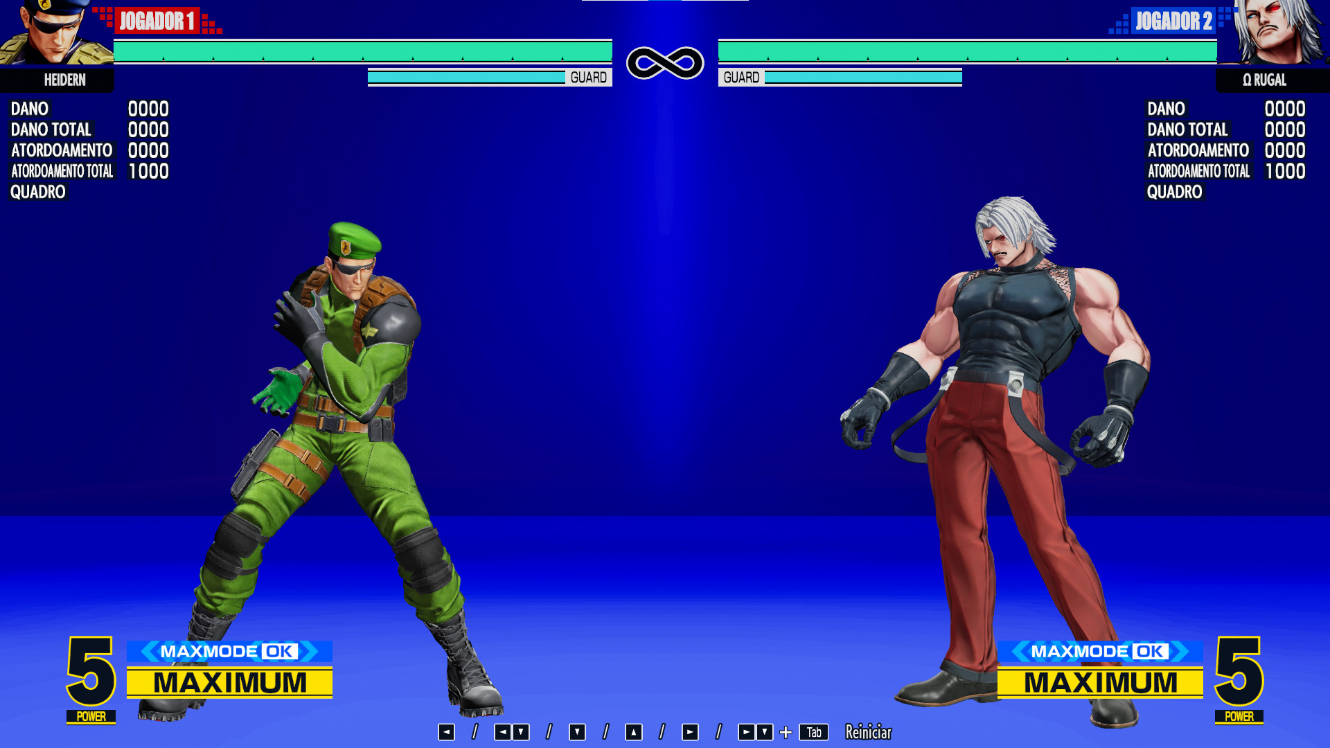 Green Screen on Training Stage Mod for The King of Fighters XV | KoFXV Mods