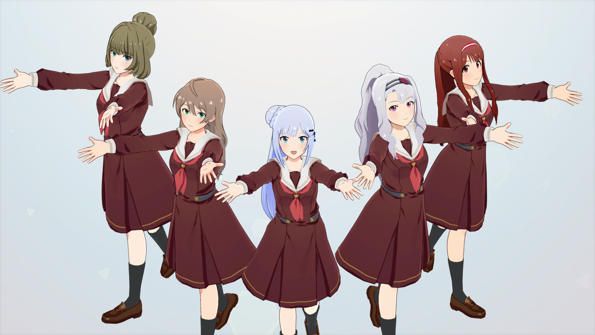 Hasunosora High School Uniform Over Matsuri Dance Mod for THE IDOLM ...
