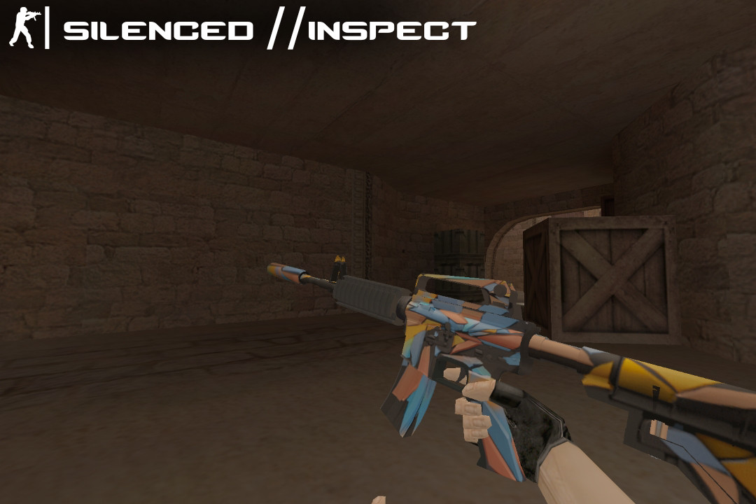 Default M4A1-S | LEADED GLASS Mod for Counter-Strike 1.6 | CS1.6 Mods