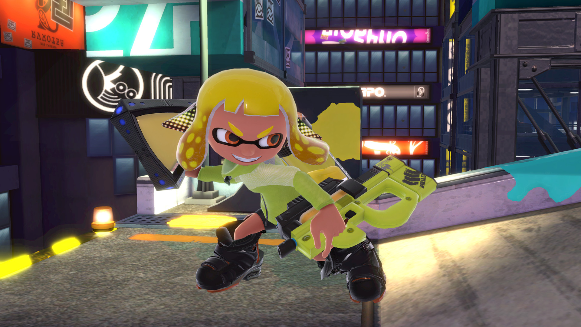 (v3) Hero Weapons for Agent 3 & 4 Mod for Super Smash Bros. Ultimate ...