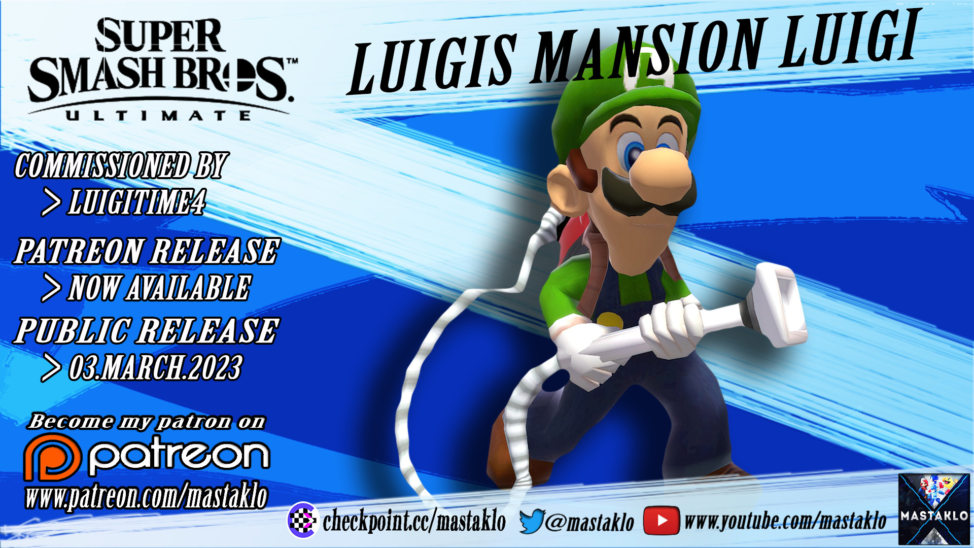 Luigis Mansion Luigi Mod for Super Smash Bros. Ultimate | SSBU Mods