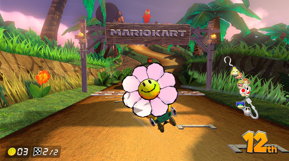 Yoshi's Island Flower Glider Mod for Mario Kart 8 Deluxe | MK8D Mods