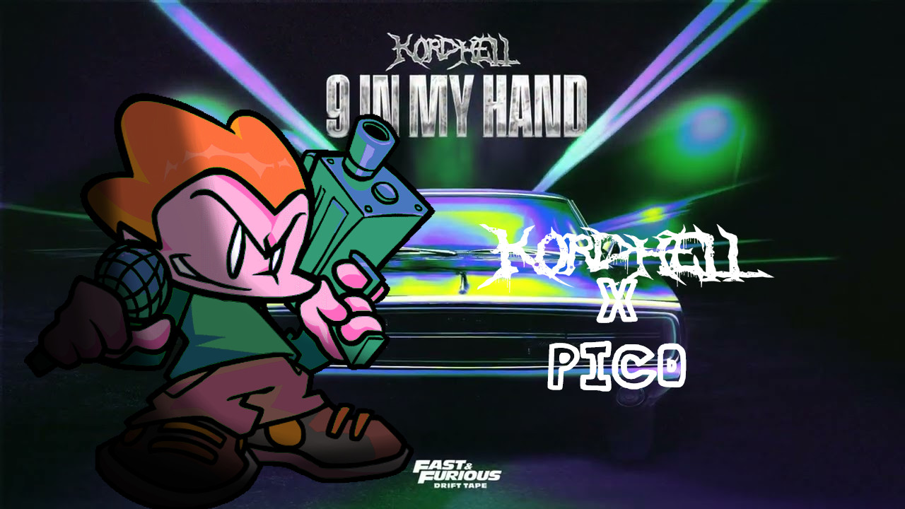 Kordhell x Pico (Nine on my hand) Mod for Friday Night Funkin' | FNF Mods