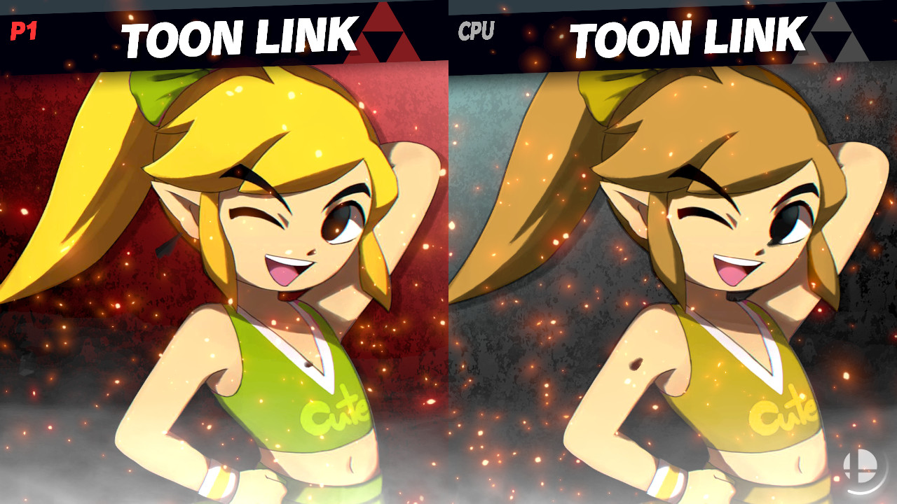 Cheerleader Toon Link Mod for Super Smash Bros. Ultimate | SSBU Mods