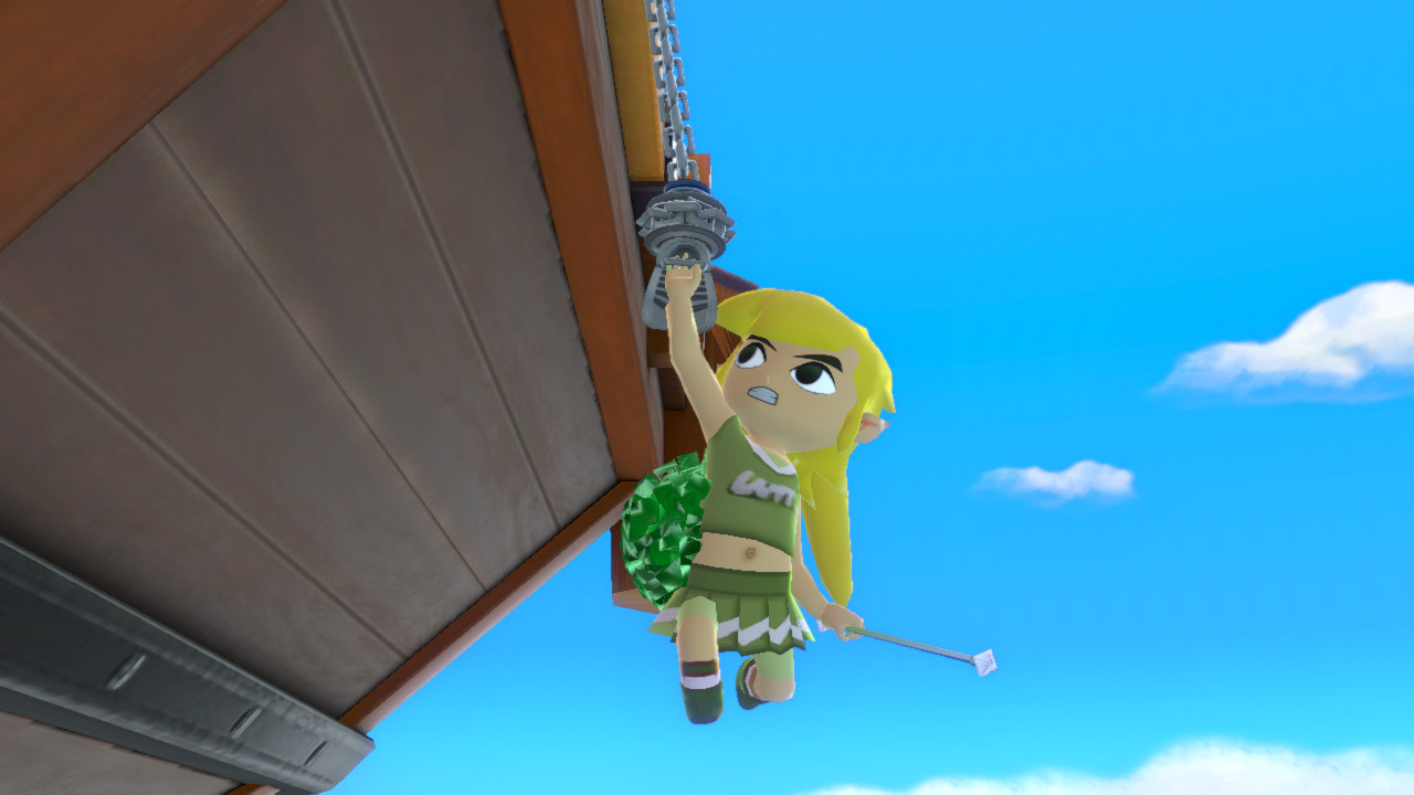 Cheerleader Toon Link Mod for Super Smash Bros. Ultimate | SSBU Mods
