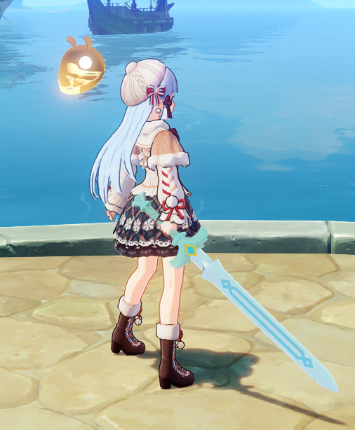 BotW Goddess Sword over Harbinger of Dawn Mod for Genshin Impact | GI Mods