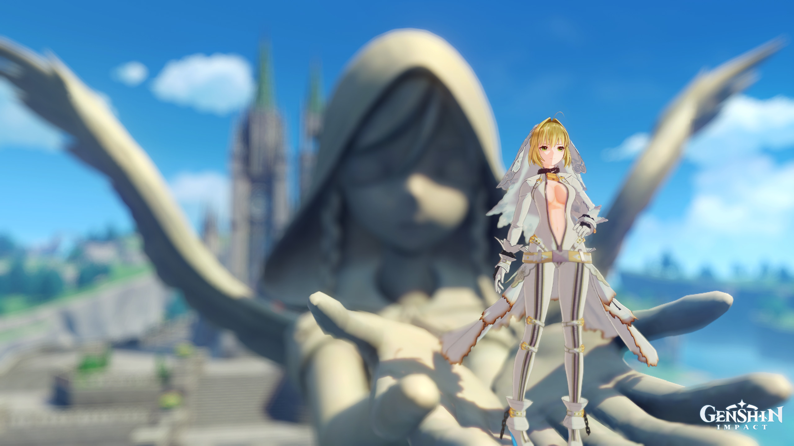 Nero Claudius Bride (Replaces Jean) Mod for Genshin Impact | GI Mods