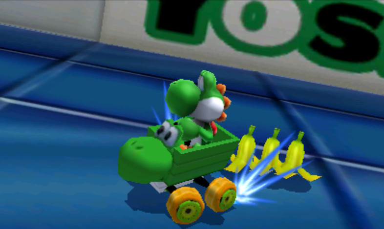 Yoshi Minecart (yoshi island) Mod for Mario Kart 7 | MK7 Mods