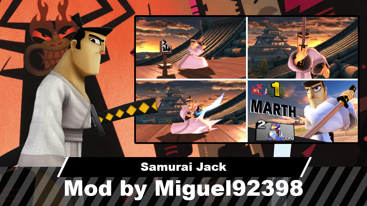 Samurai Jack Mod for Super Smash Bros. Ultimate | SSBU Mods