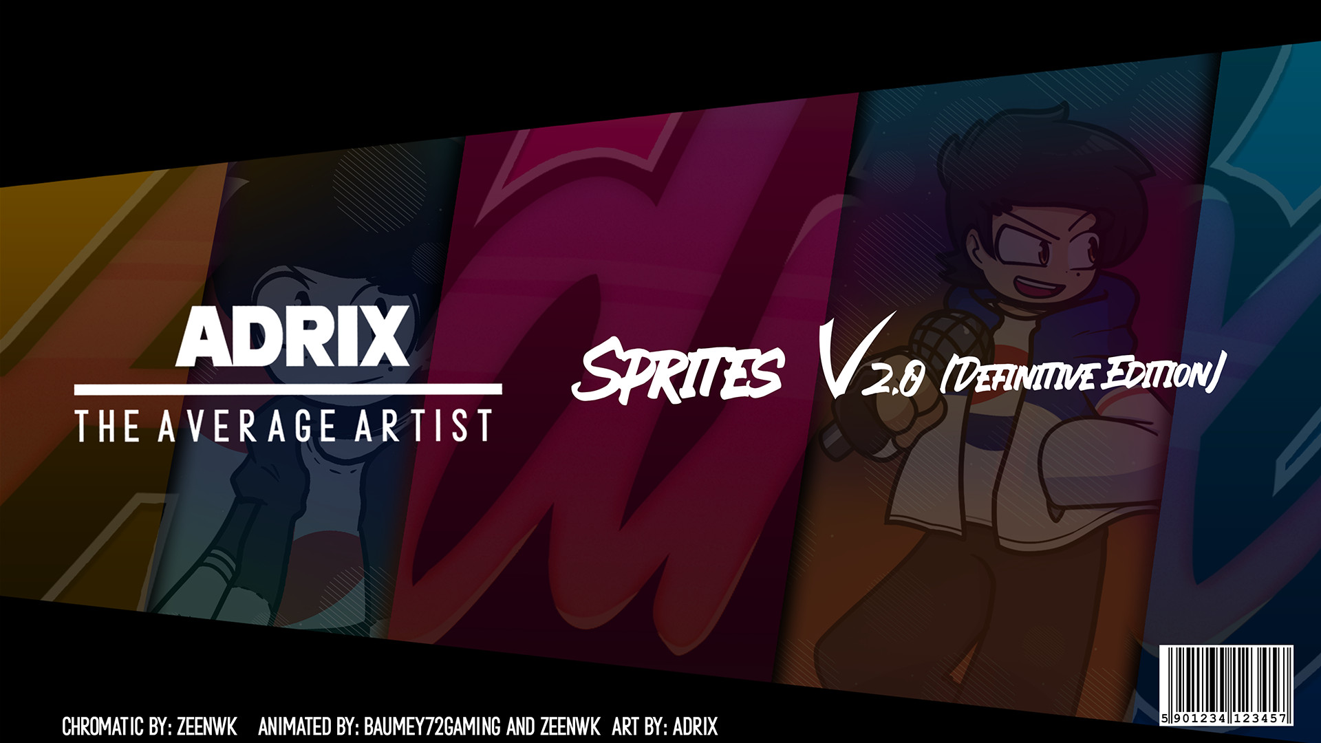 ADRIX V2 SPRITES (definitive edition) [Friday Night Funkin'] [Mods]