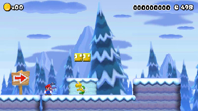 NSMBU Snow Theme Mod for Super Mario Maker for Nintendo 3DS | SMM3DS Mods