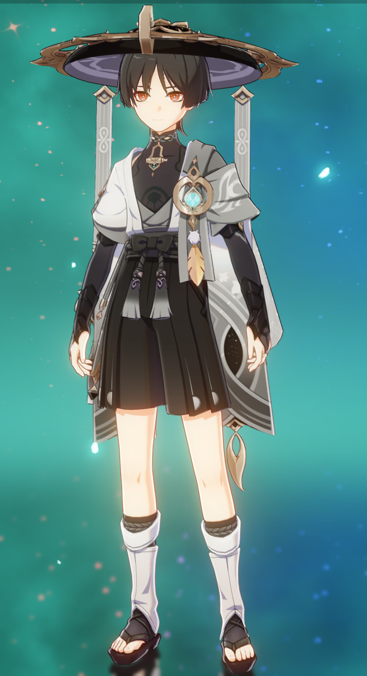 Monochrome Wanderer Mod for Genshin Impact | GI Mods