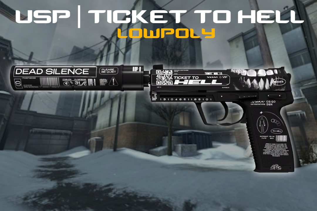 Default USP-S | TICKET TO HELL [REMADE] Mod for Counter-Strike 1.6 | CS1.6 Mods