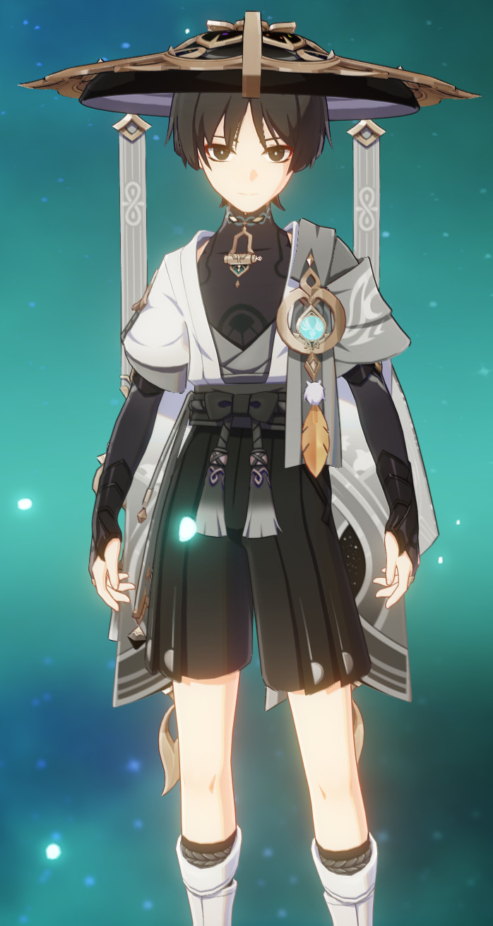 Monochrome Wanderer Mod for Genshin Impact | GI Mods