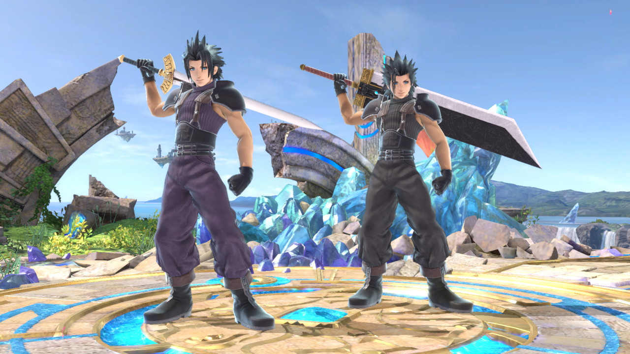 Zack Fair, 1st & 2nd Class (Ultimate Styled) [Super Smash Bros ...