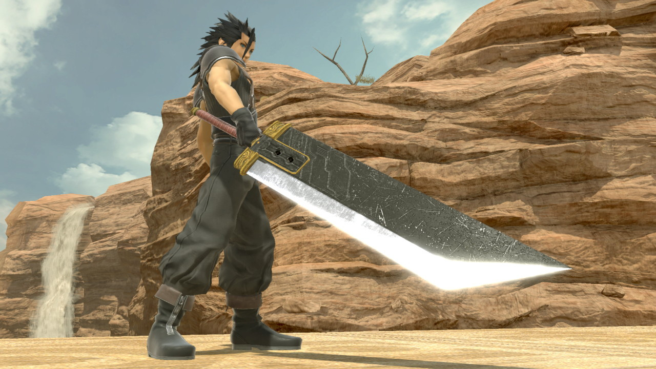 Zack Fair, 1st & 2nd Class (Ultimate Styled) [Super Smash Bros ...