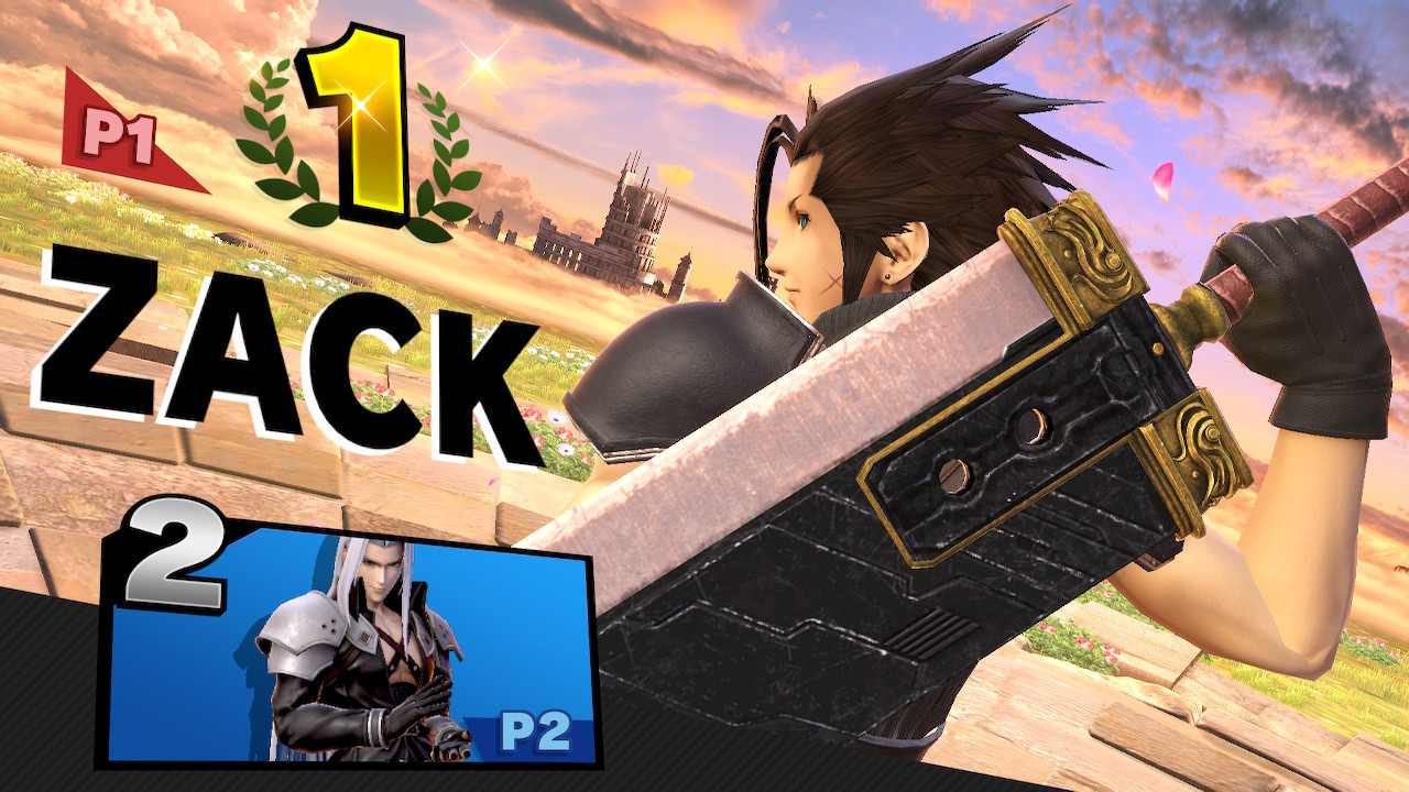 Zack Fair, 1st & 2nd Class (Ultimate Styled) [Super Smash Bros ...