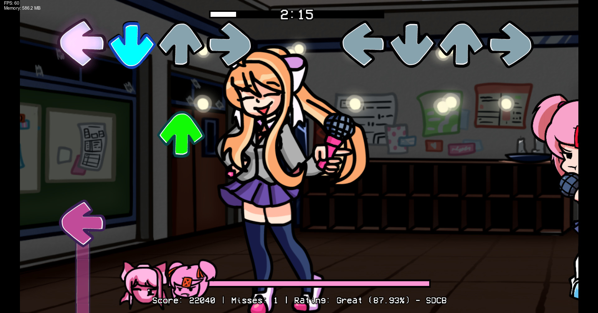 monika old no pixel fanmade [Friday Night Funkin'] [Mods]