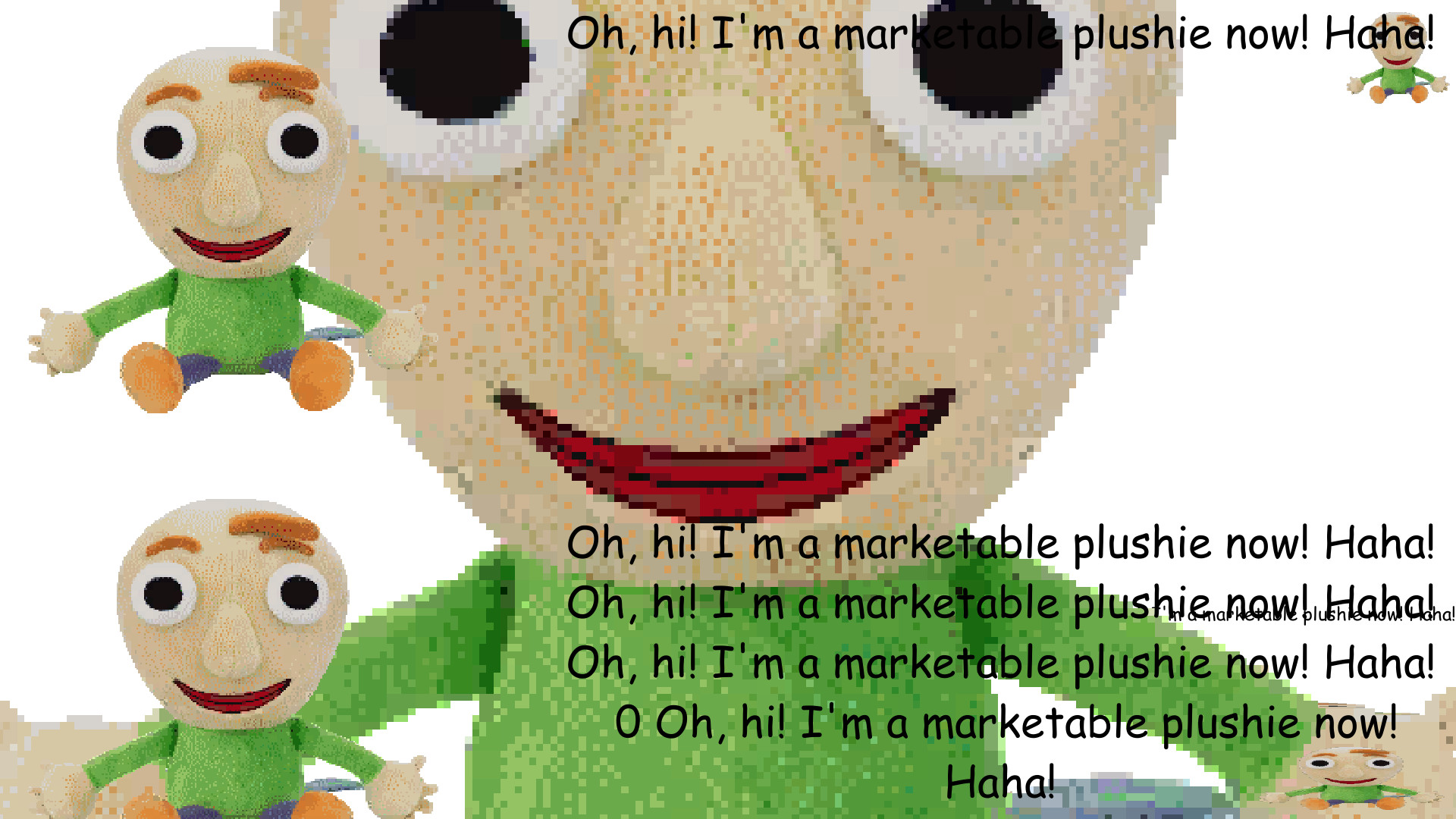 MARKETABLE PLUSHIE (baldi classic joke mod) Mod for Baldi's Basics ...