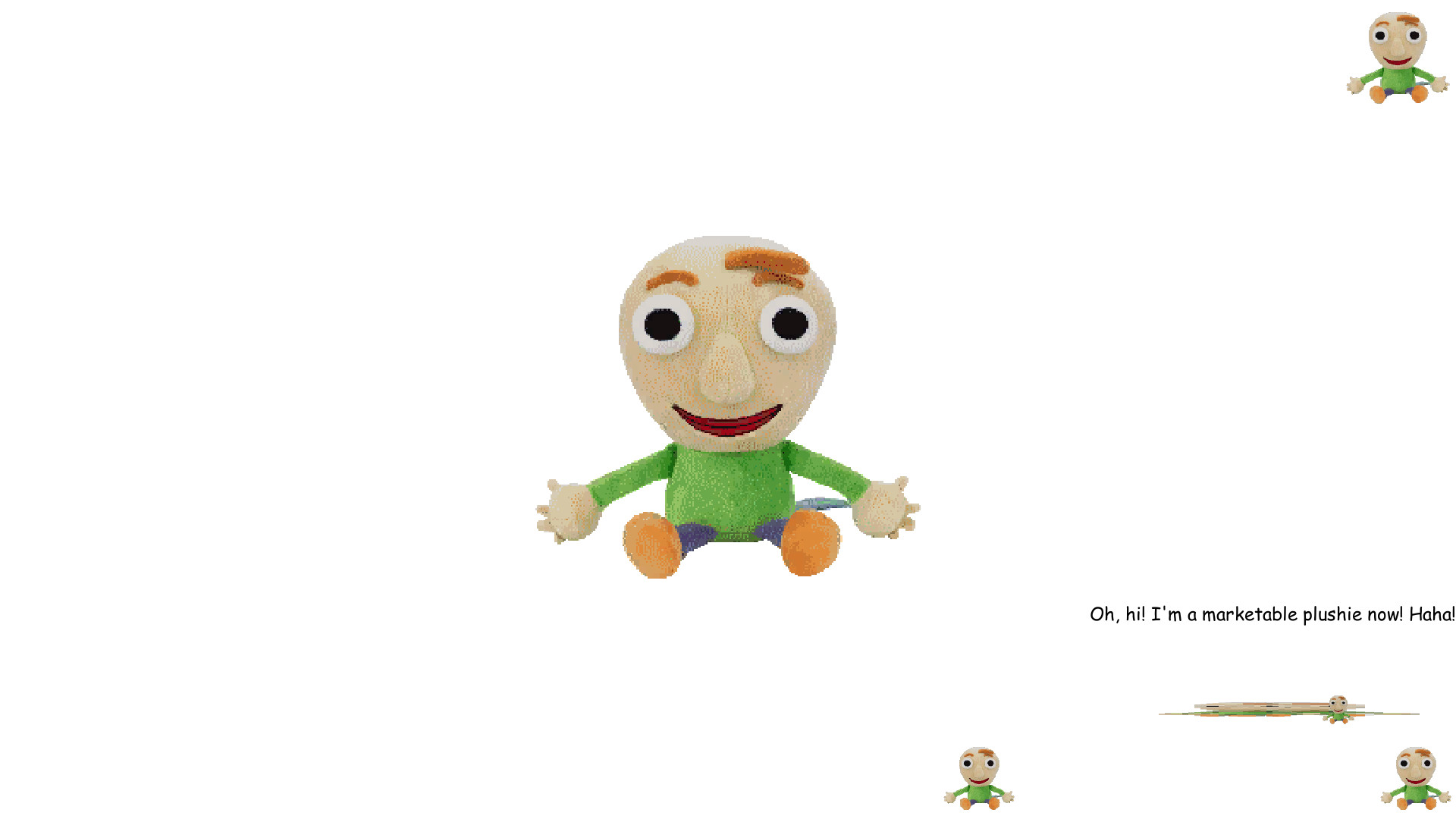 MARKETABLE PLUSHIE (baldi classic joke mod) Mod for Baldi's Basics ...