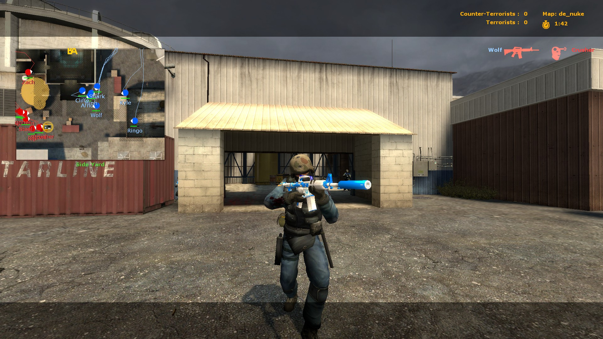 M4A1 | POLICE by Zlatanovicc Mod for Counter-Strike: Source | CS:S Mods
