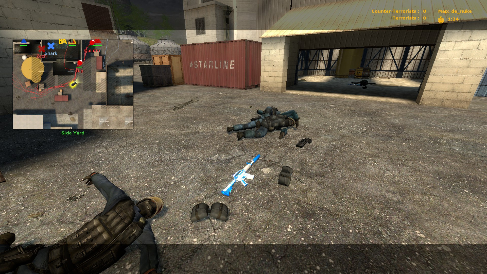 M4A1 | POLICE by Zlatanovicc Mod for Counter-Strike: Source | CS:S Mods