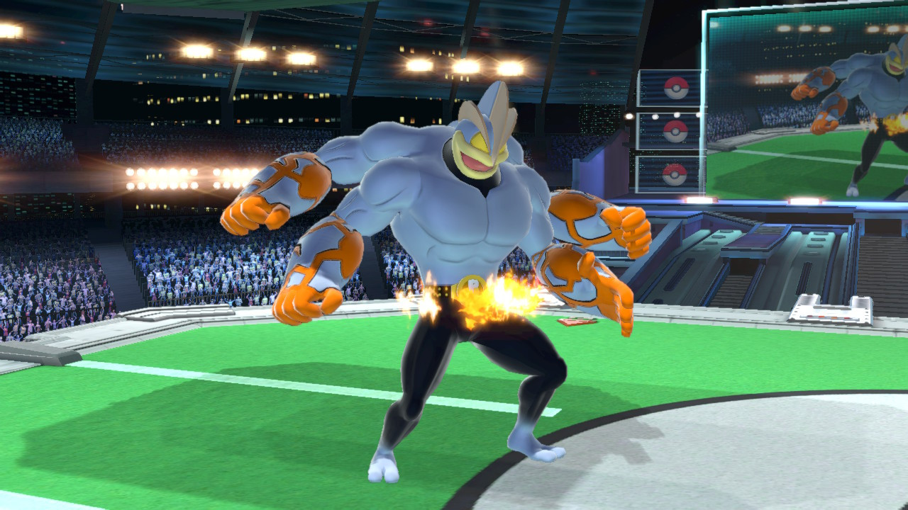 Machamp gigantamax prepare for battle Mod for Super Smash Bros ...