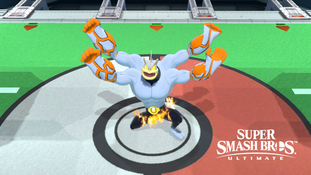 Machamp gigantamax prepare for battle Mod for Super Smash Bros ...