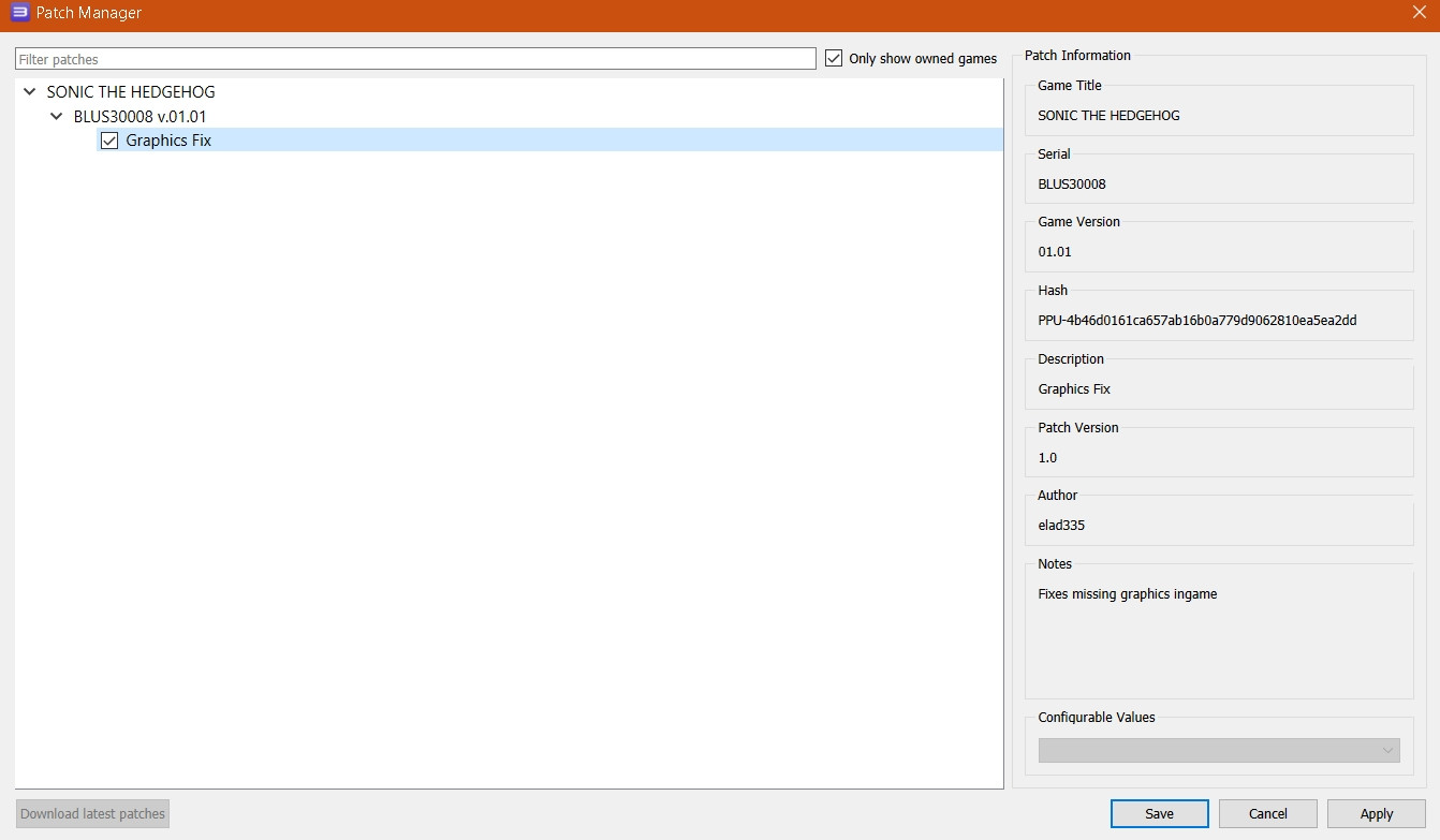 sonic but work's on rpcs3 with PATCH [Sonic the Hedgehog (2006)] [Mods]