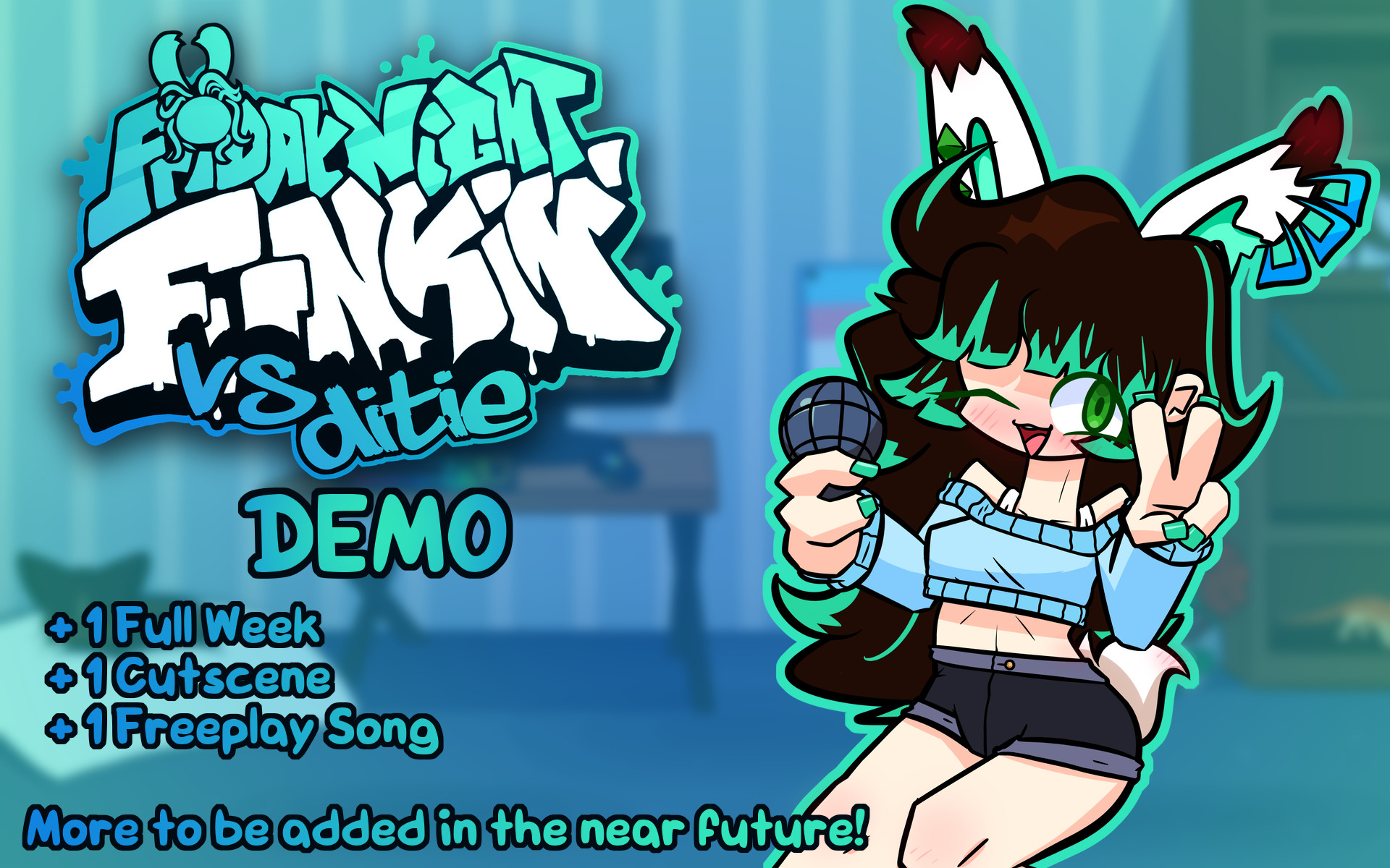 VS Ditie 1.0 [UPDATE!] Mod for Friday Night Funkin' | FNF Mods