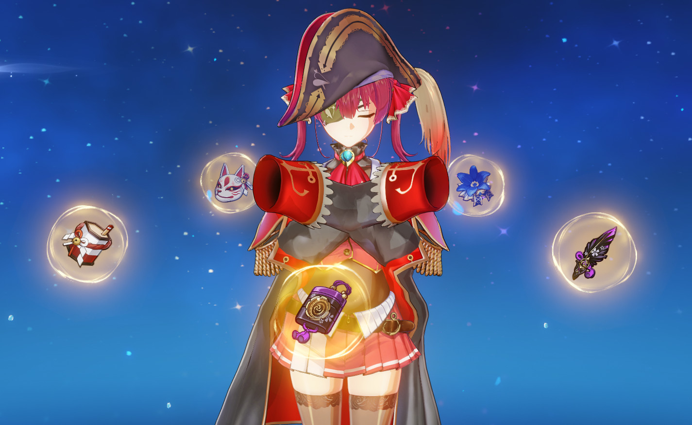 Houshou Marine, the pirate VTuber! Mod for Genshin Impact | GI Mods