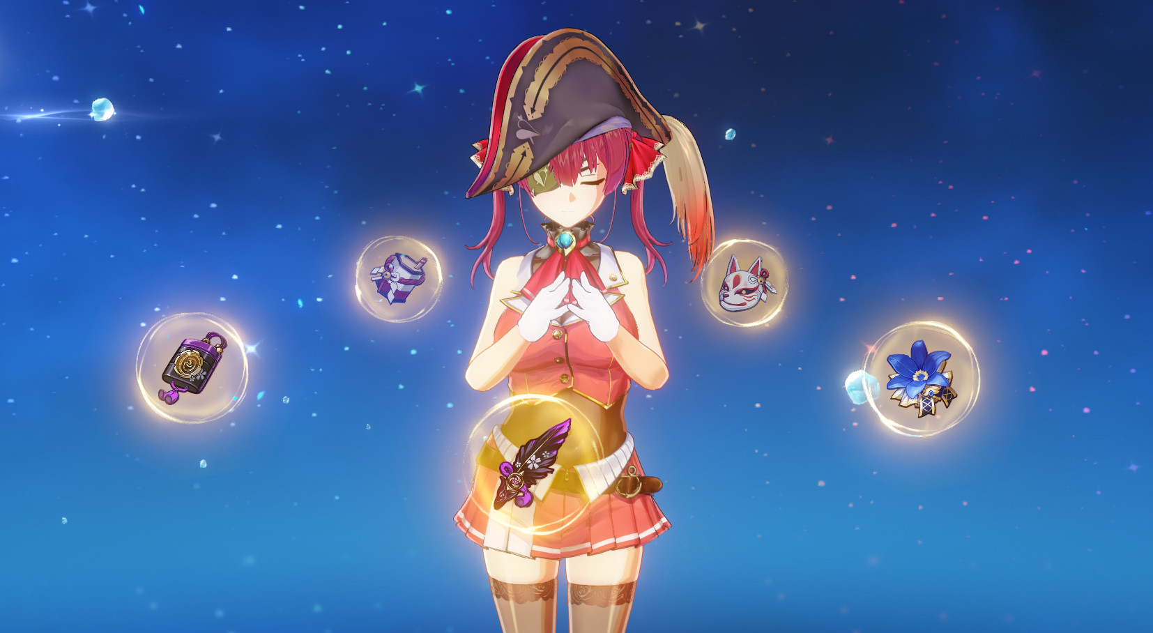 Houshou Marine, the pirate VTuber! Mod for Genshin Impact | GI Mods