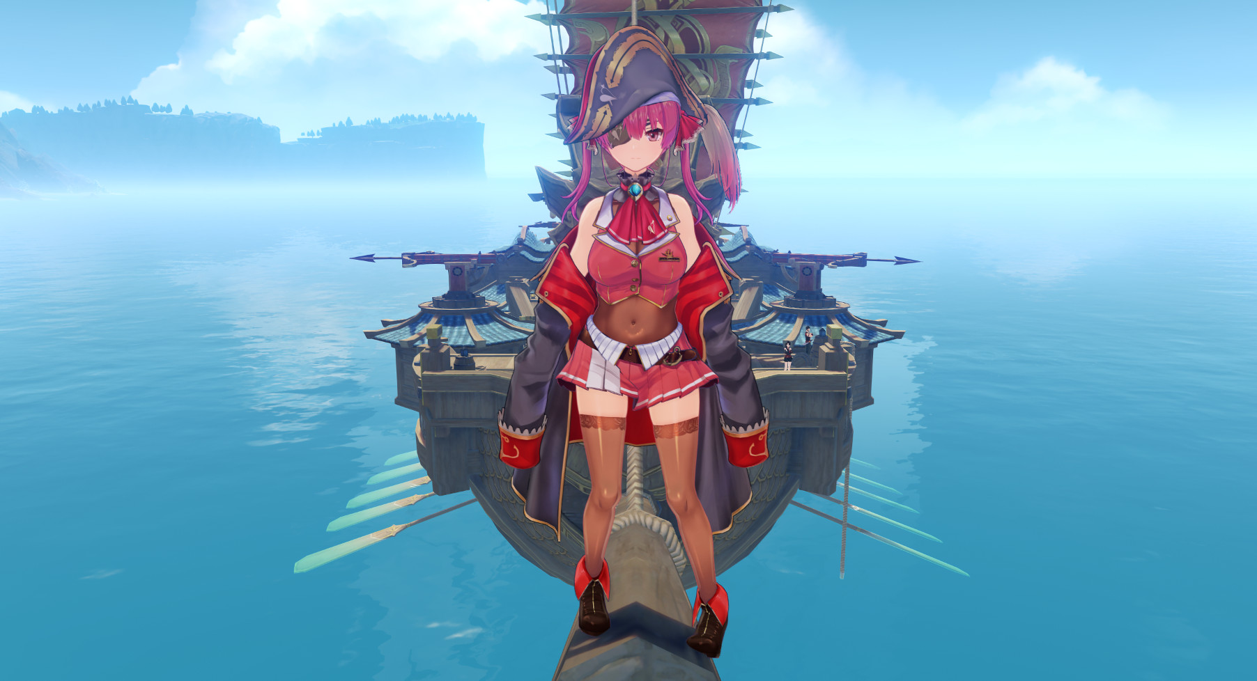 Houshou Marine, the pirate VTuber! Mod for Genshin Impact | GI Mods