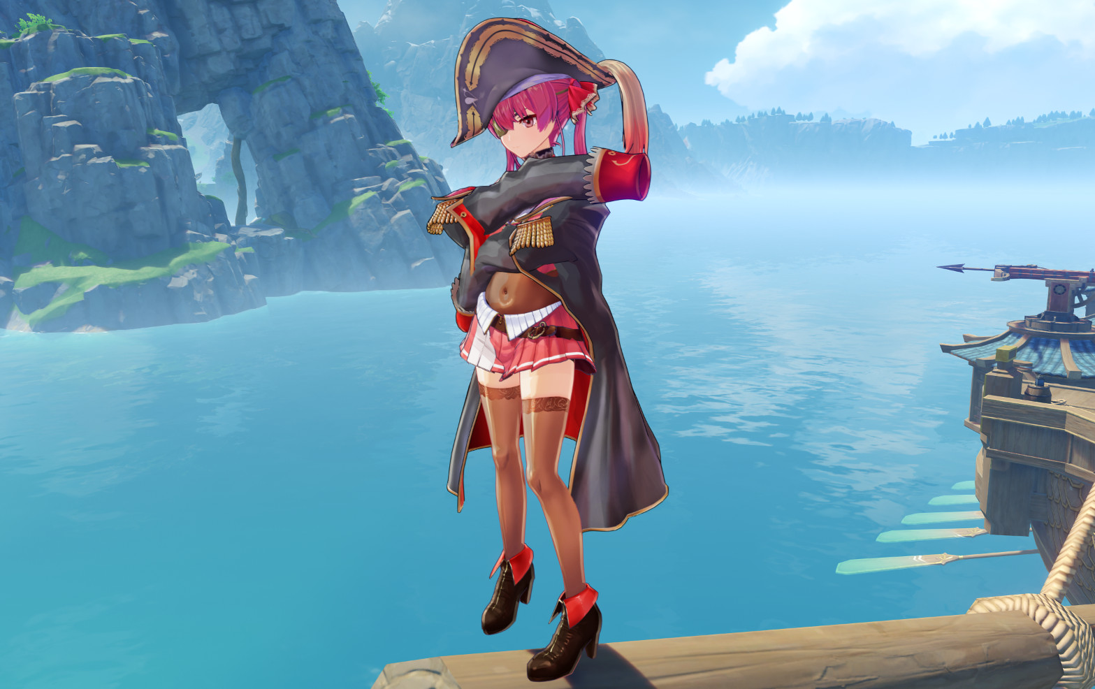 Houshou Marine, the pirate VTuber! Mod for Genshin Impact | GI Mods